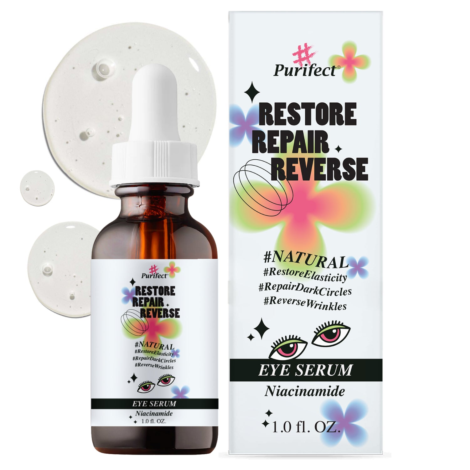 #Purifect Restore Repair Reverse Niacinamide Eye Serum - 30ml – CosBellus